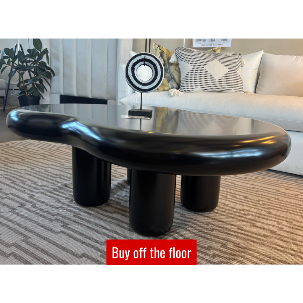 Large Black Coffee Table – Display Unit – Estora Home